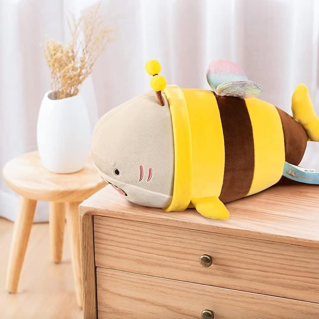 Liangnv 15" Shark Plush, Shark Bee Plush,japanese Anime Plush Toy,whale ...