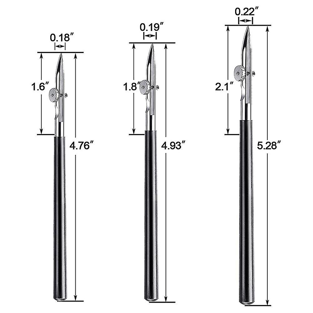 3 Sizes Art Ruling Pen Set, 3 Packs -hind Line Mas Fluid Pen, Straight ...