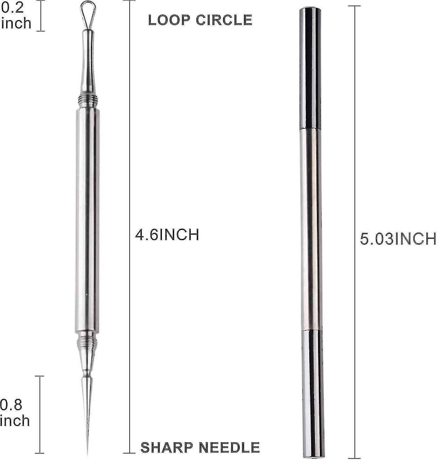 Professional Facial Milia Removal And Whitehead Extractor & Lancet ...