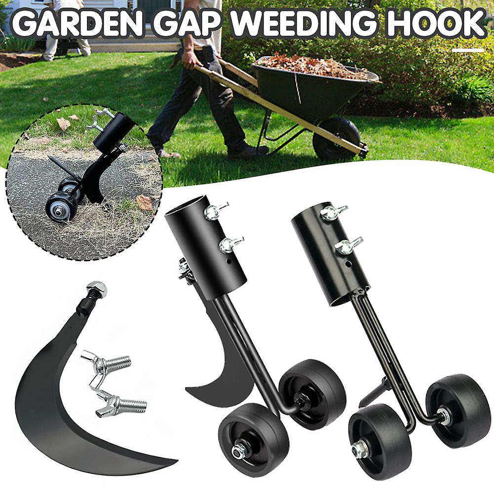 Garden Crevice Weeding Roller with Hook Easy Assembly Grass Weeds ...