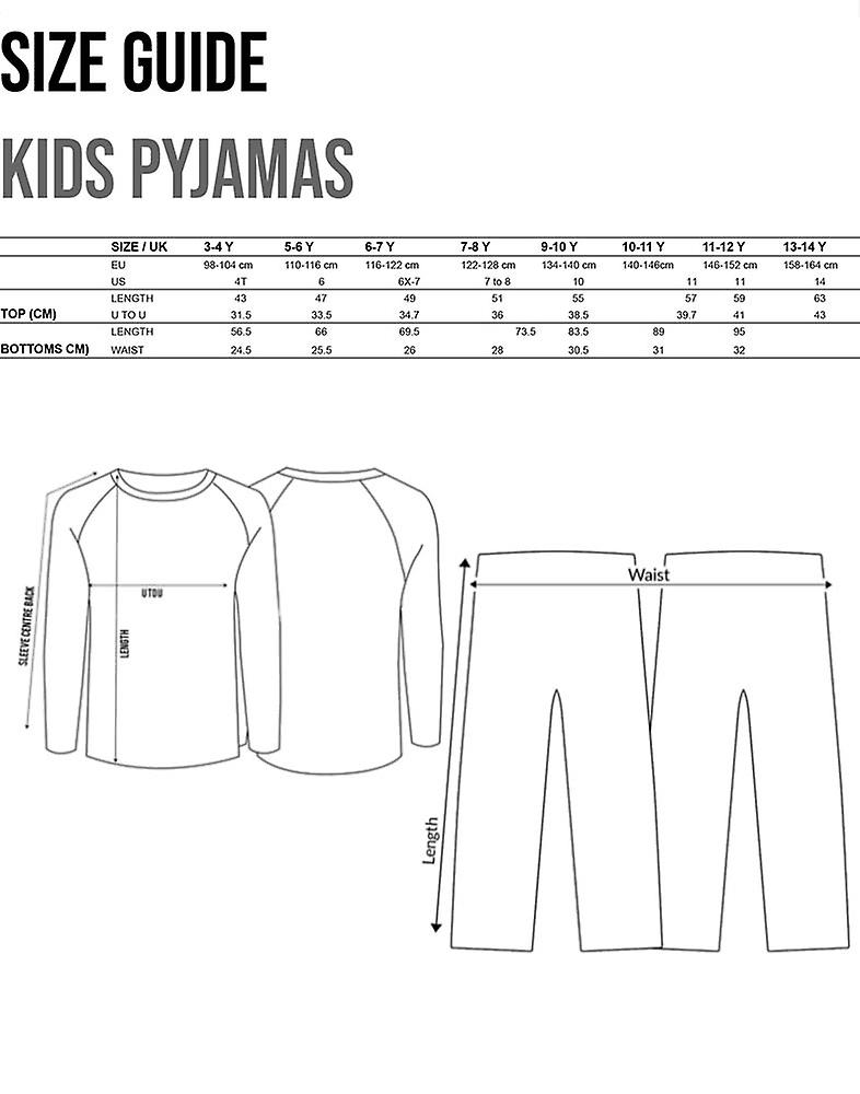 Ghostbusters Boys Long Sleeve Long Leg Pyjama Set Grey I Aint Afraid Of ...