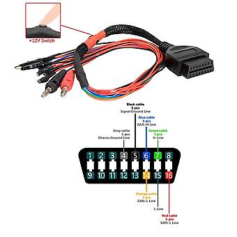 OBD2 Diagnostic Adapter MPPS V18 OBD Breakout Tricore Cable ECU Bench ...