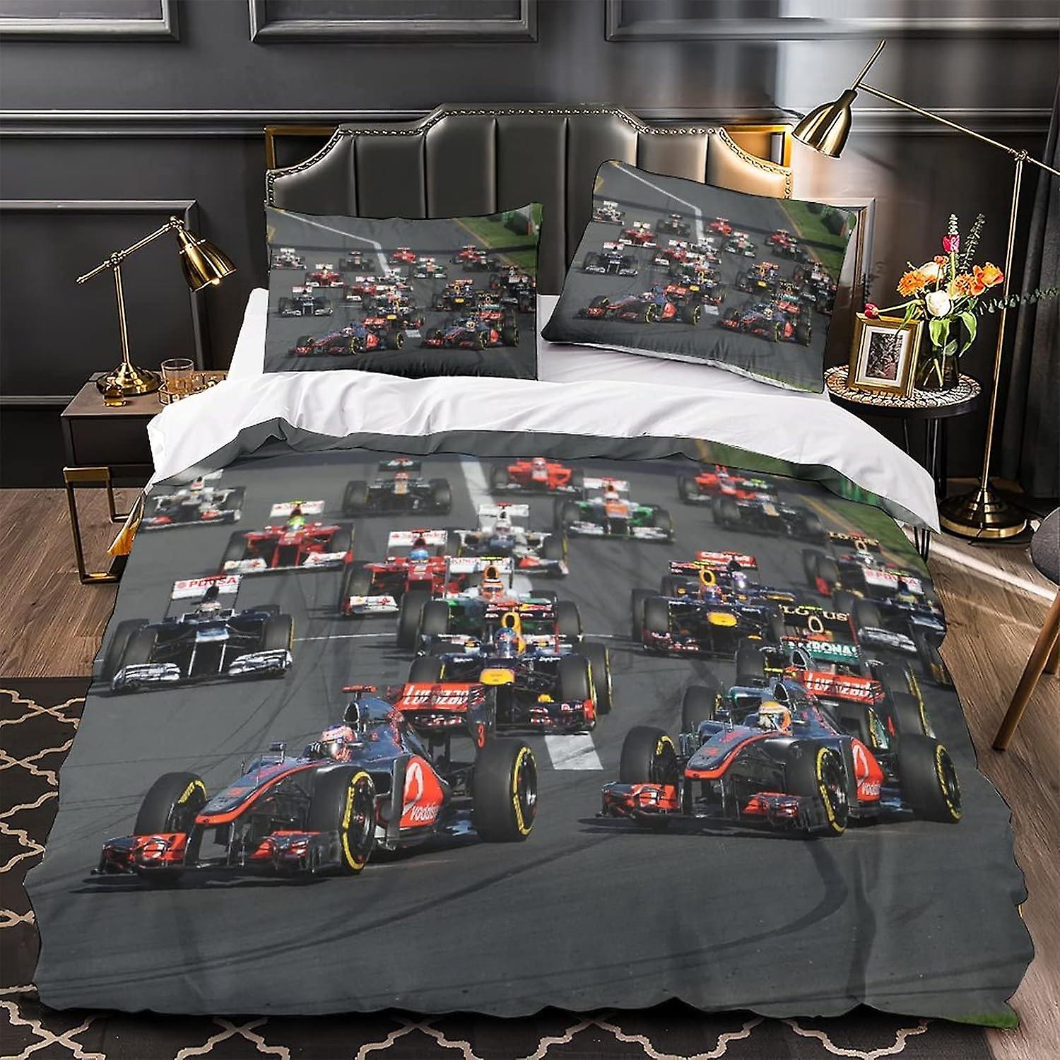 F1 Racing Bedding Duvet Cover Set Racing 3D Printed Duvet Bedspreads ...