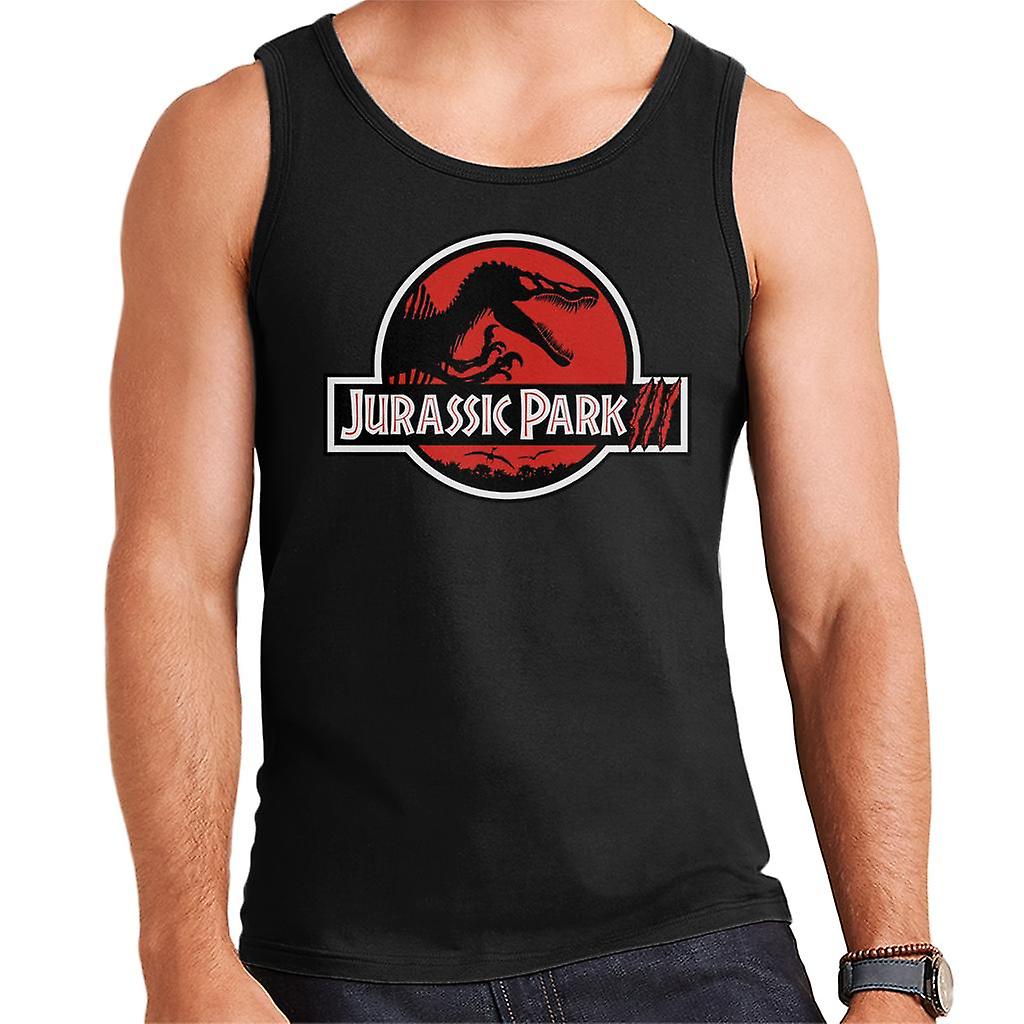 Jurassic Park White Outline Claw Marks Logo Men's Vest | Fruugo US
