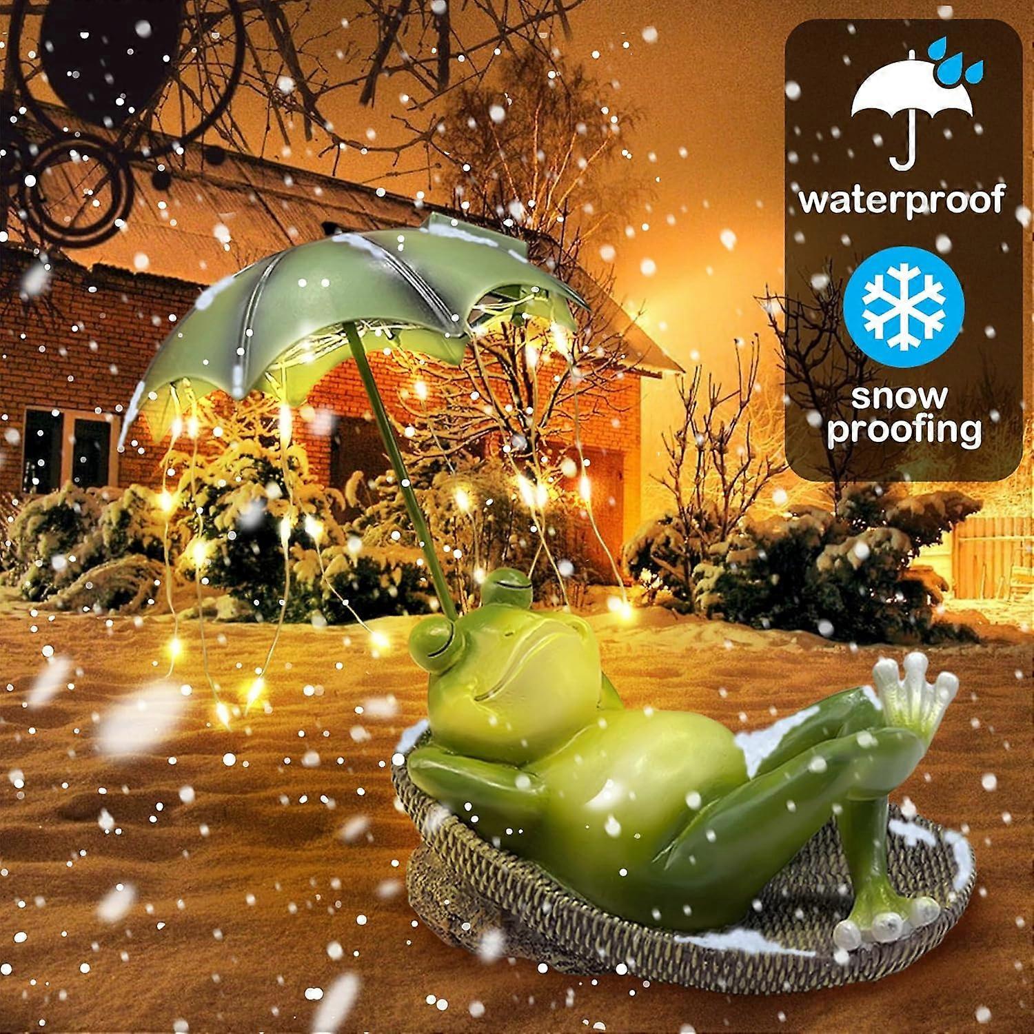 Garden Ornaments Outdoor Solar Frog Statues - Home Decor Garden Frogs ...