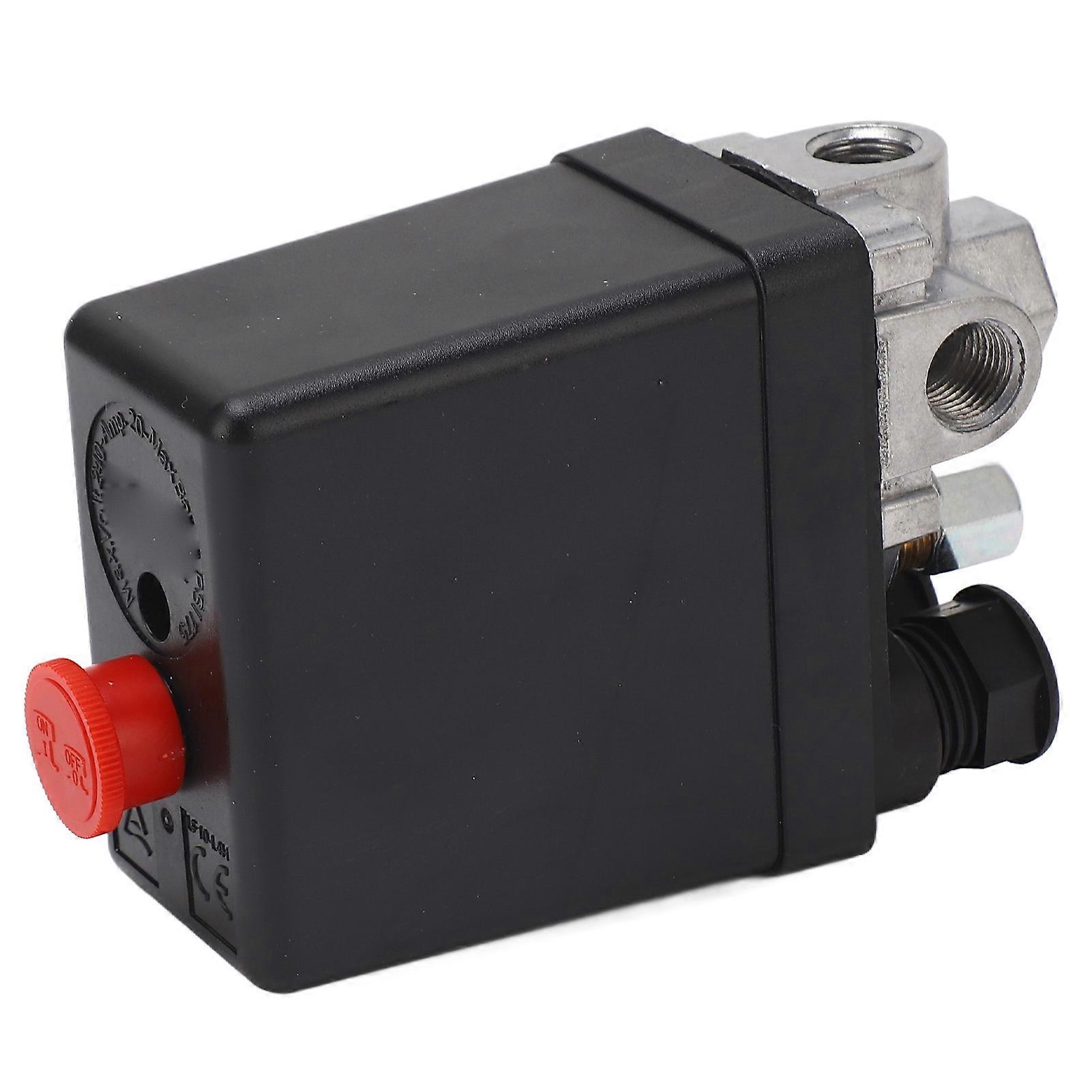 6 to 8kg Air Compressor Pressure Switch Heavy Duty 4 Port Air ...