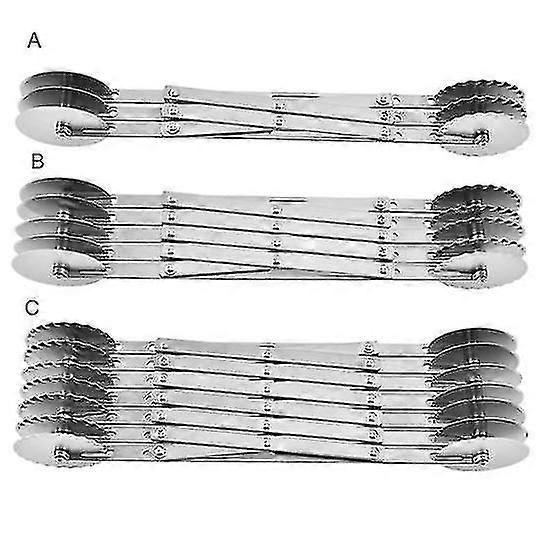 Dough Divider Stretchable Reusable Round Safe 2 Heads 3/5/7 Wheels ...