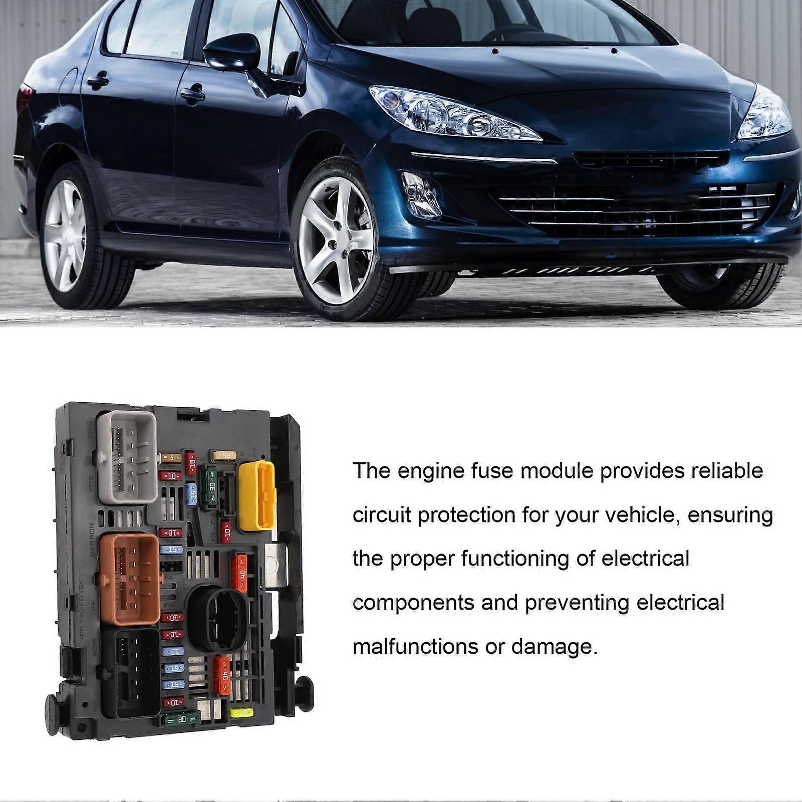 Engine Fuse Box 9809742880 Reliable Engine Fuse Module Replacement for ...