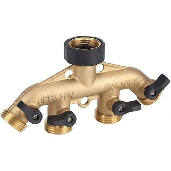 3/4 inch brass 4 hose hose splitter nozzle switch hose adapter Fa Elik ...