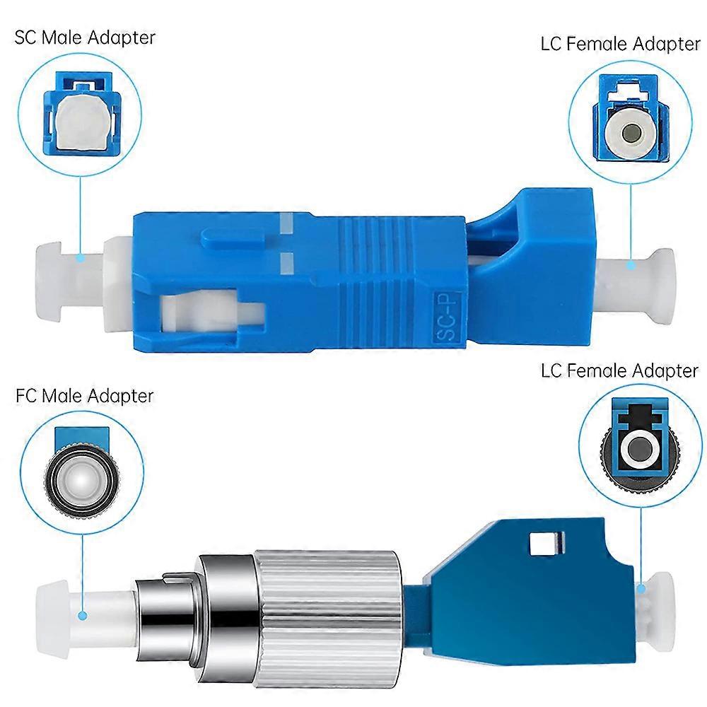 FC Male To LC Female Hybrid Optical Fiber Convertor Adapter | Fruugo UK