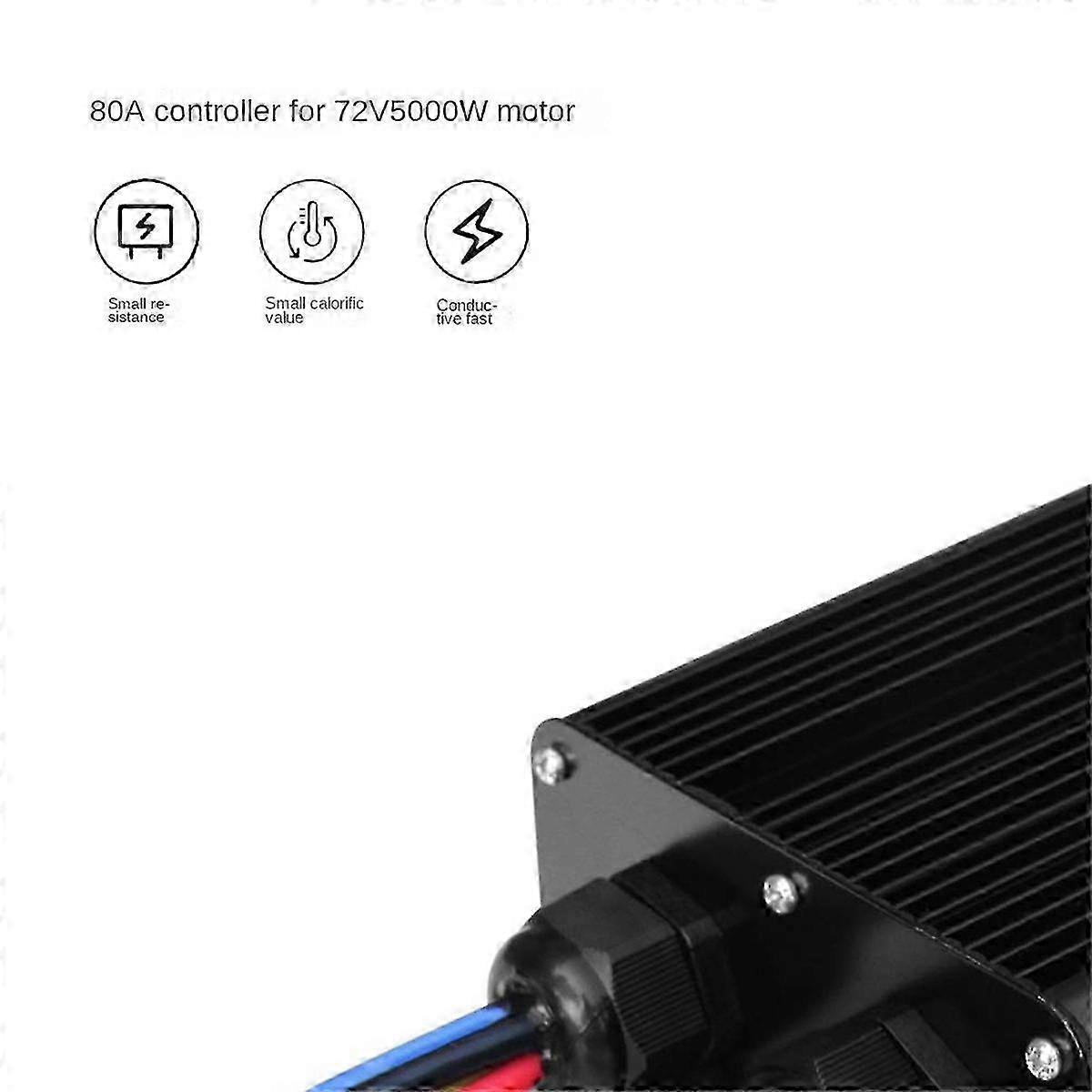 Square Wave Controller 48-72V 80A 5000W Electrics Bike Scooter Engine ...