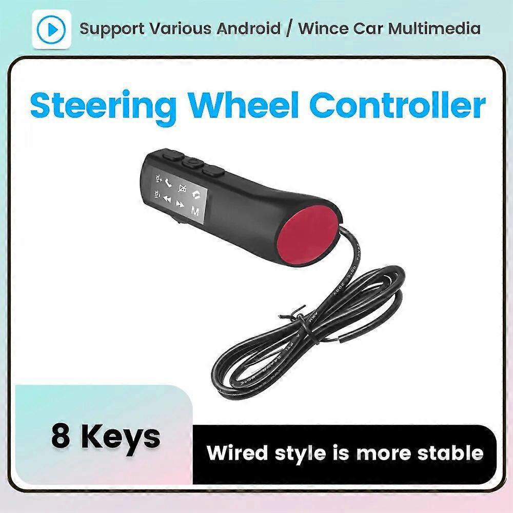 Universal 8 keys Steering Wheel button multifunctional Remote ...