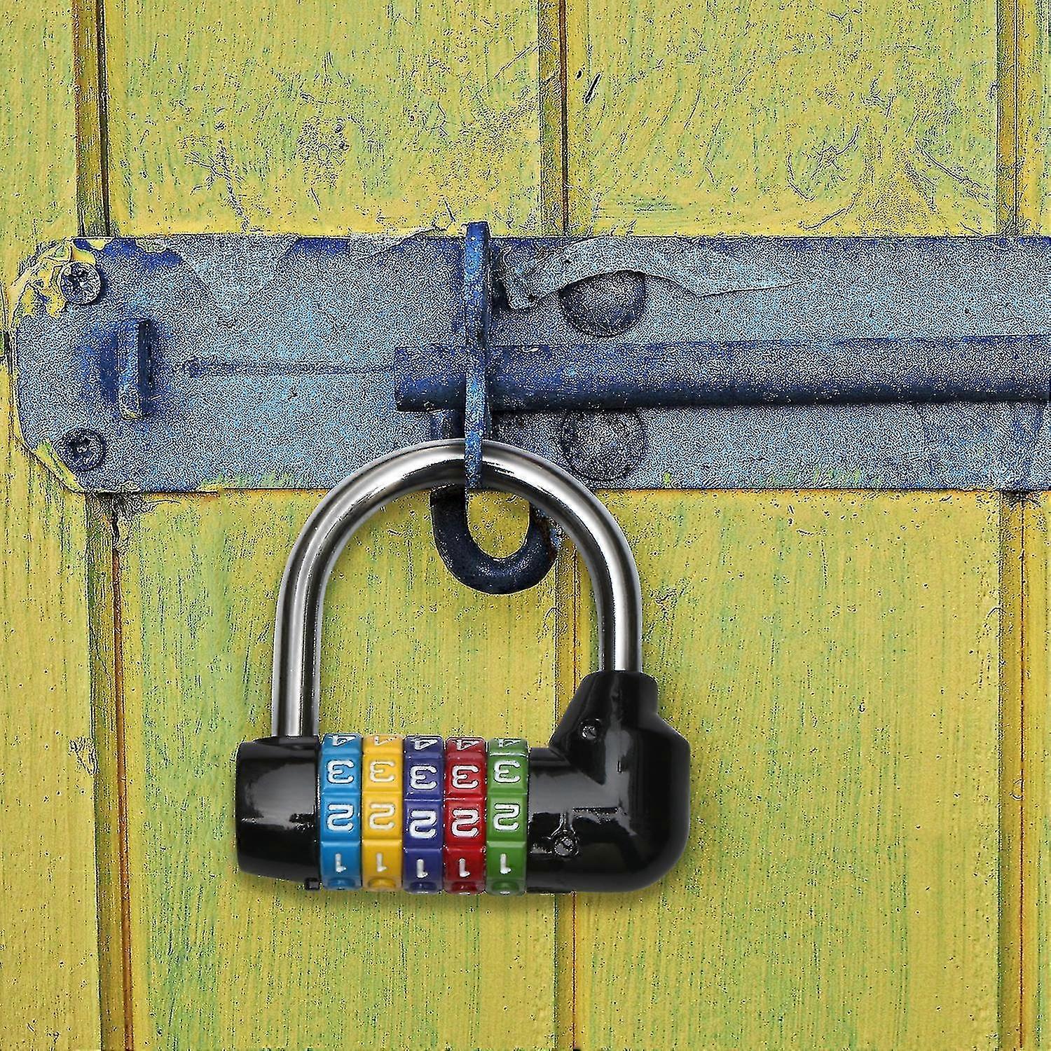 Trixes 5-number Combination Padlock Black | Fruugo UK