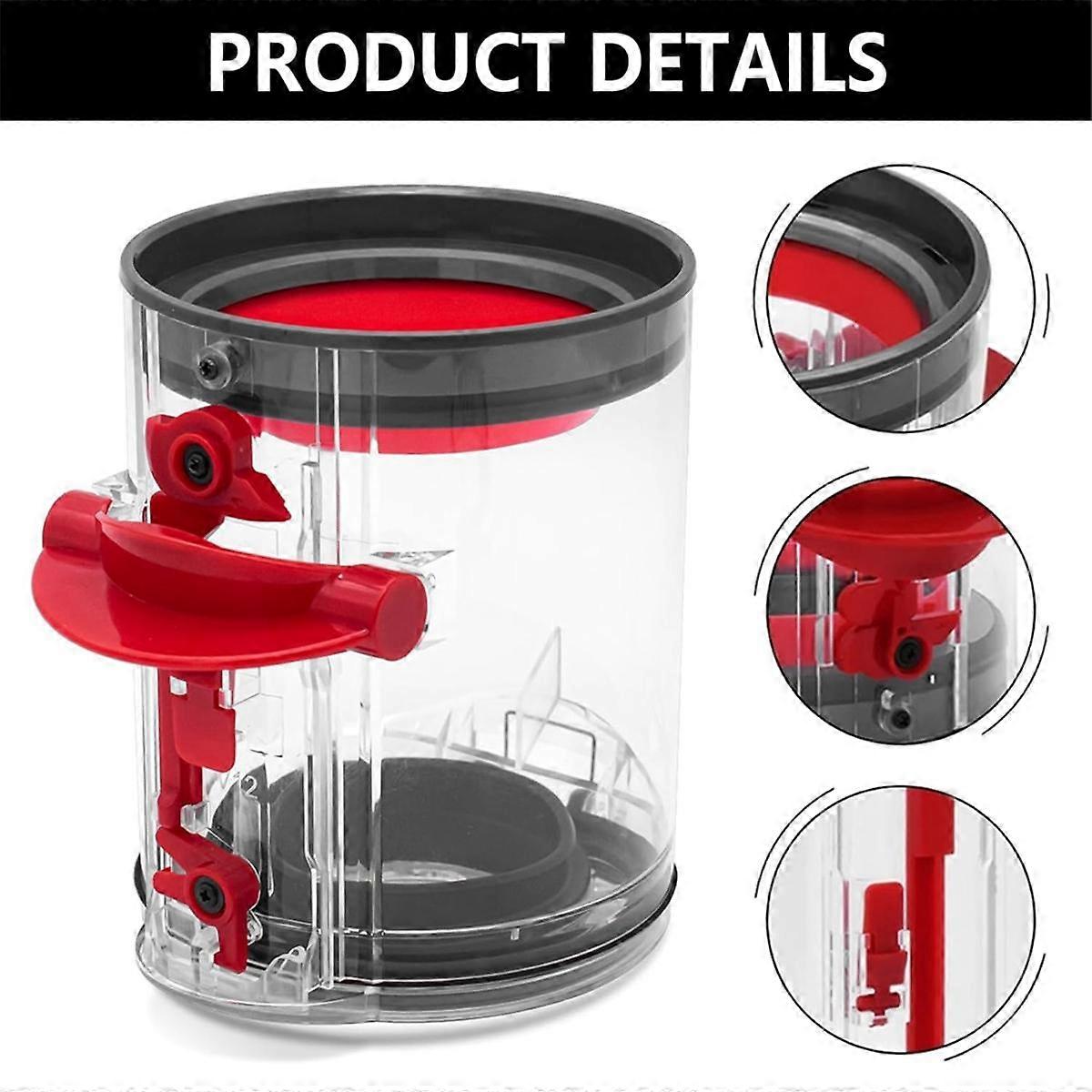 Dust Bin for V12 Slim Vacuum Cleaner Canister, Replacement Dust ...