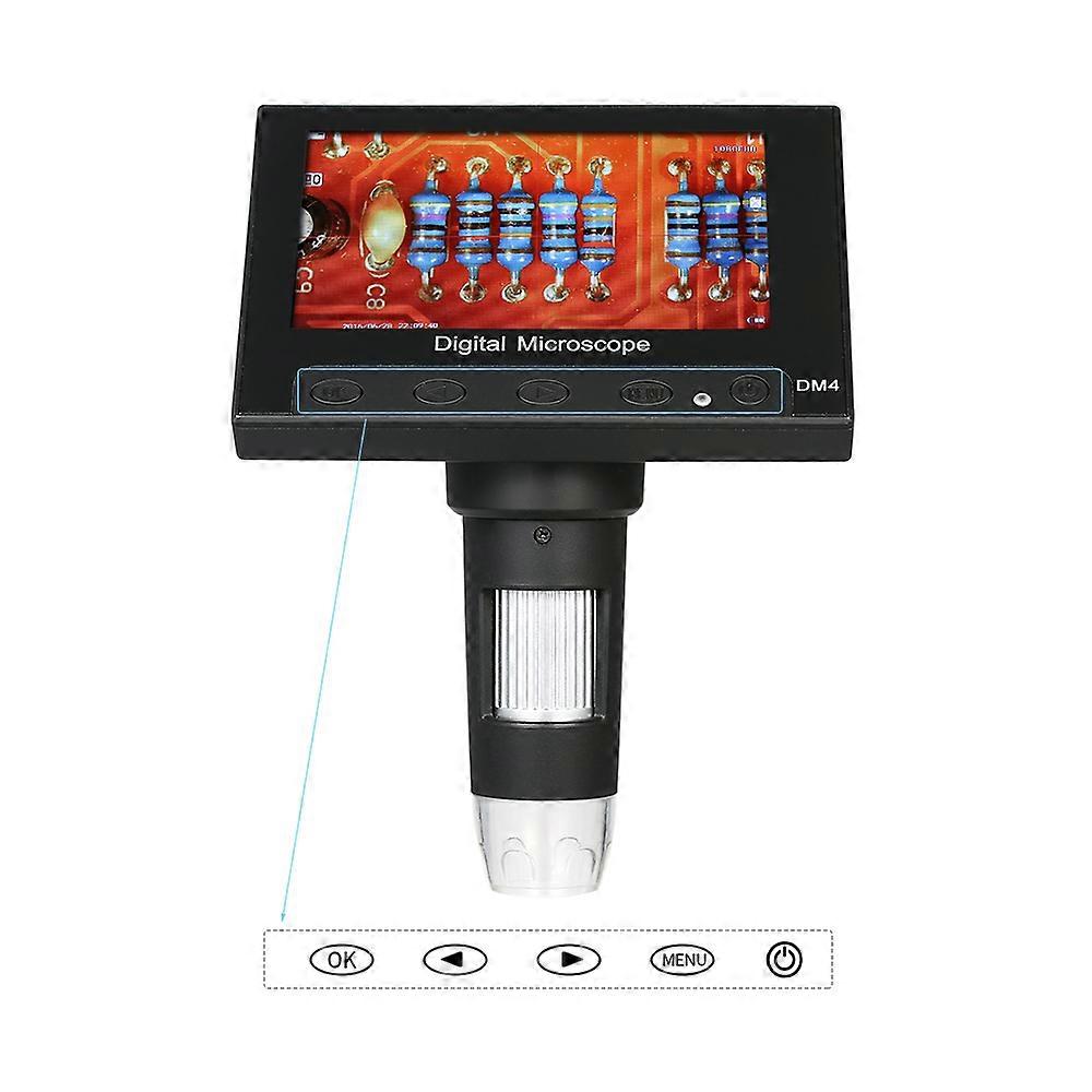 Portable Professional Digital 1000X 4.3inch Microscope 720P LED ...