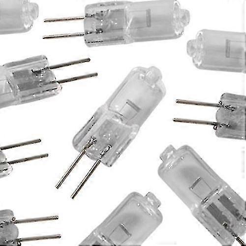10x Dc 12v Halogen Bulbs G6.35 50w Dimmable Warm White 2700k 2 Pin ...