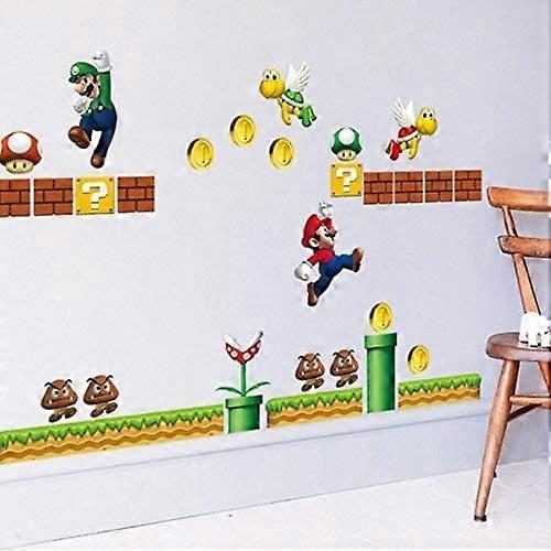 Super Mario Build a Scene Peel and Stick Wall Decal Stickers Wall ...