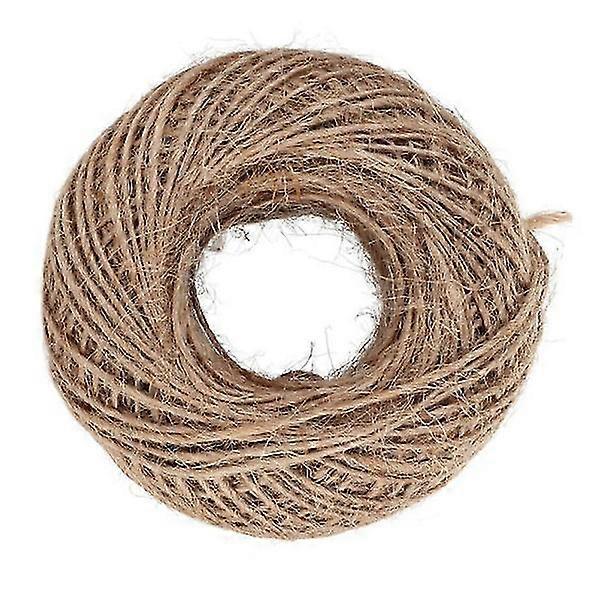 Jute Twine Gift Tags - 100m Jute Ribbon for DIY Crafts and Burlap ...