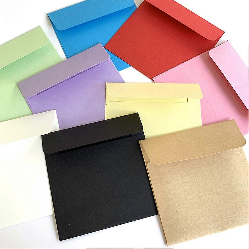 100pcs Kraft Paper Envelopes Blank Envelopes Invitation Cards Envelops ...