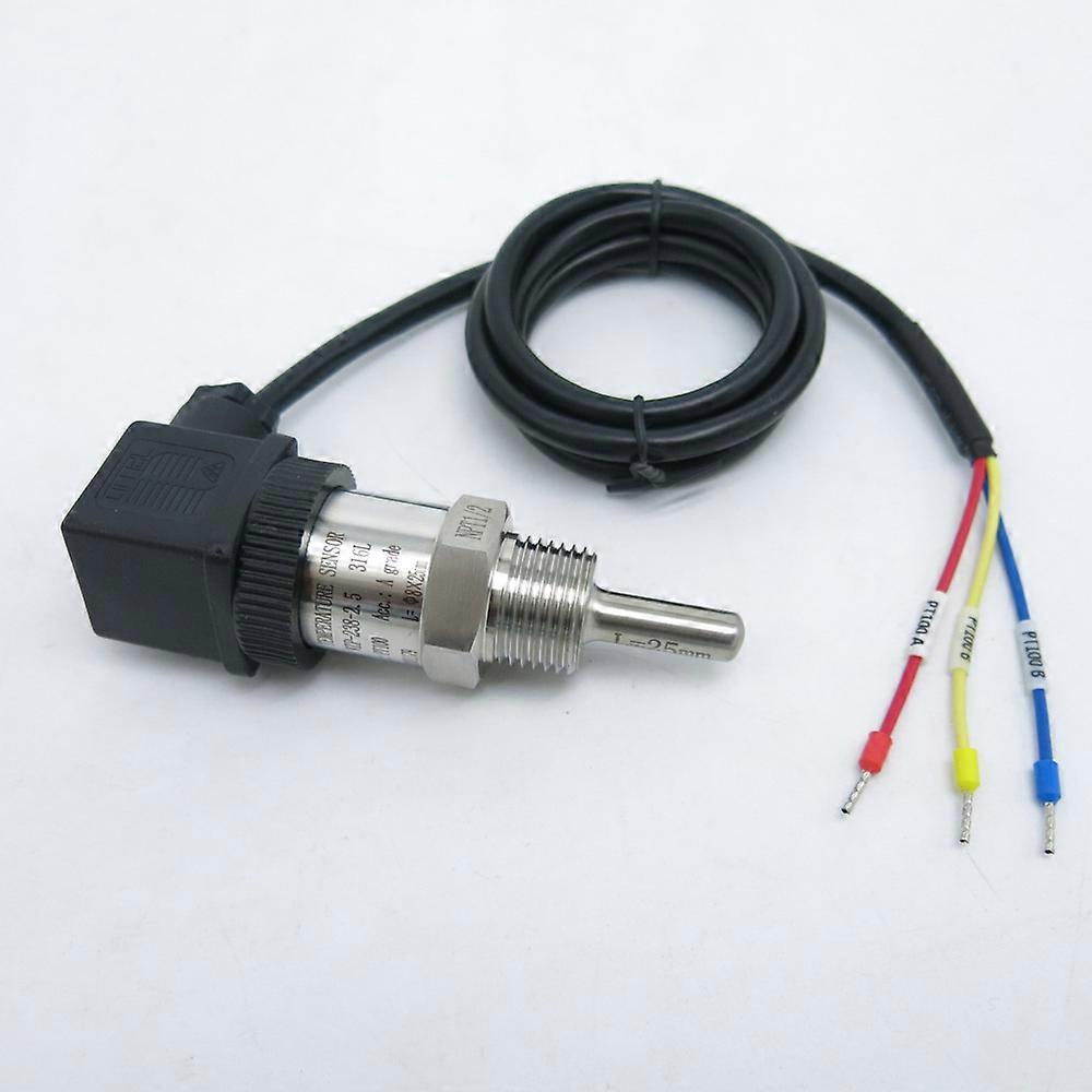 RTD Pt100 Temperature Sensor 3 Wire -50C to 300C Thermal Resistance ...