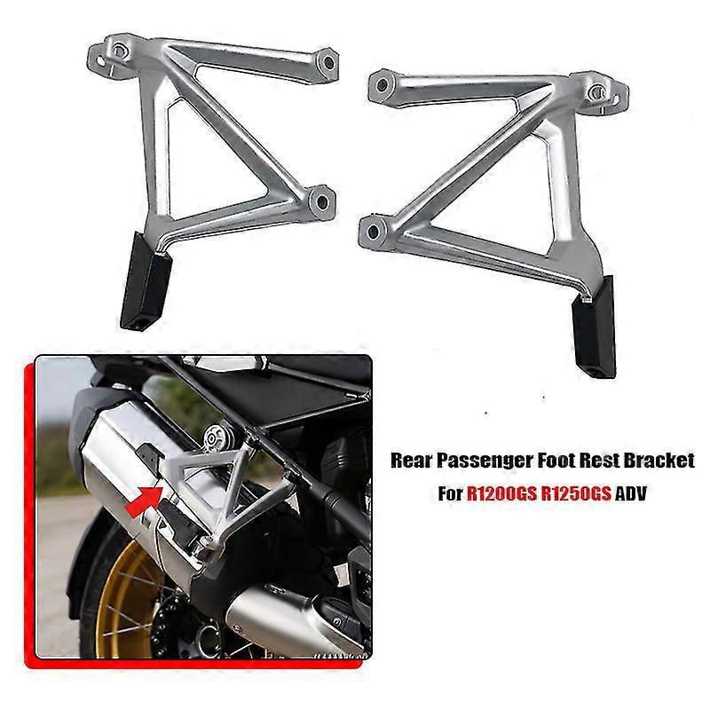 R1200gs R1250gs Foot Rest Pedal Passenger Pegs Rear Bracket Footrest ...