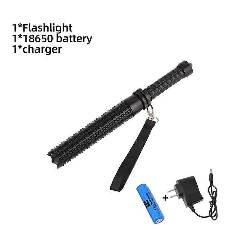 Emergency Self-defense Tactics Retractable Rechargeable LED Waterproof ...