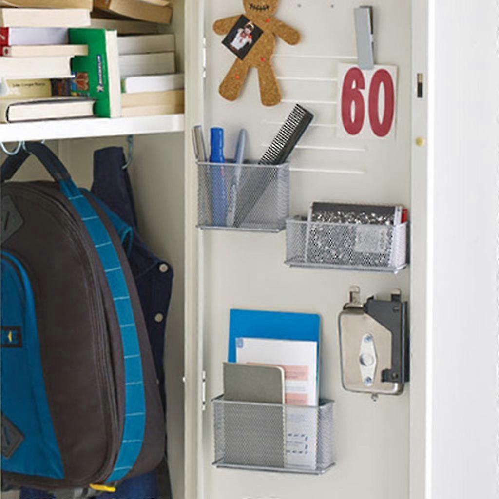 Newest Durable Refrigerator Wire Mesh Magnetic Basket Storage Box Pen ...