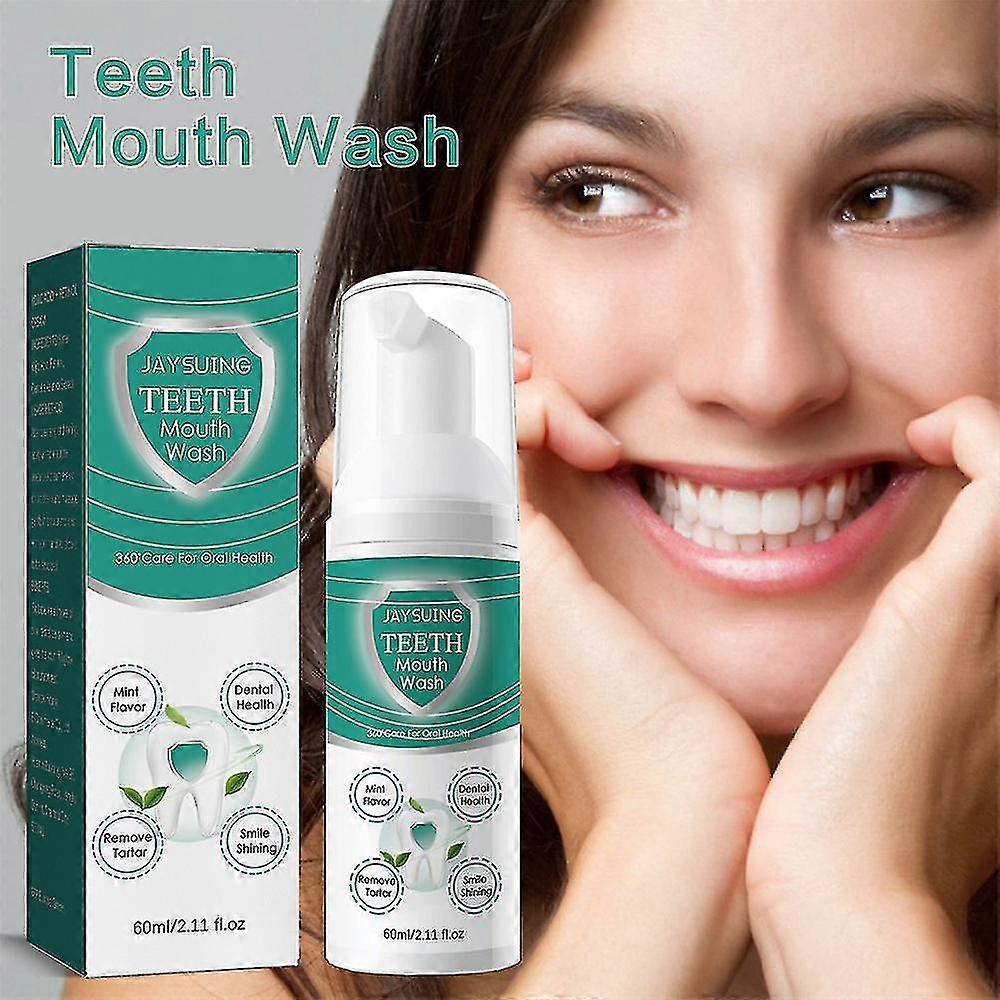 1-3pcs Mint Teeth Mouthwash, Herbal Brightening Oral Repair Foam, Solve ...