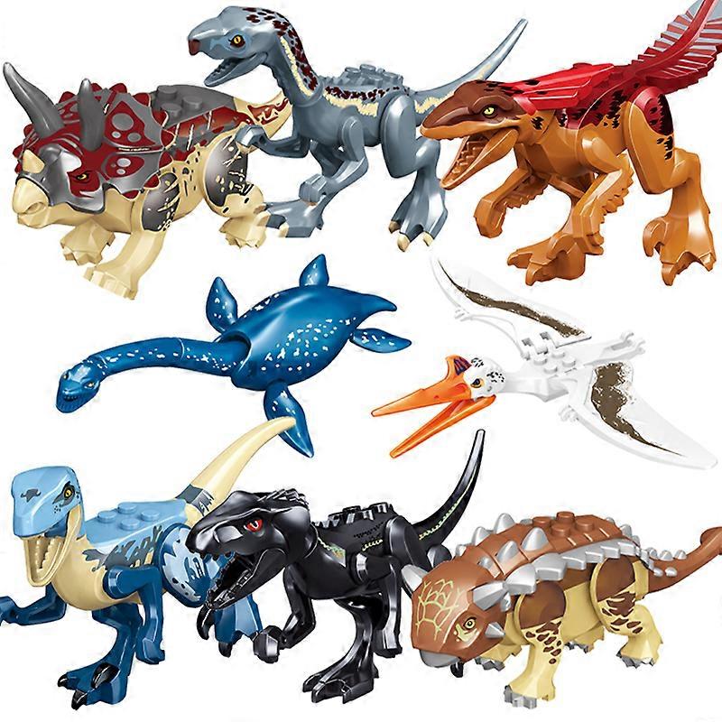 Jurassic Dinosaurs Building Blocks Indominus Rex DIY Tyrannosaurus ...