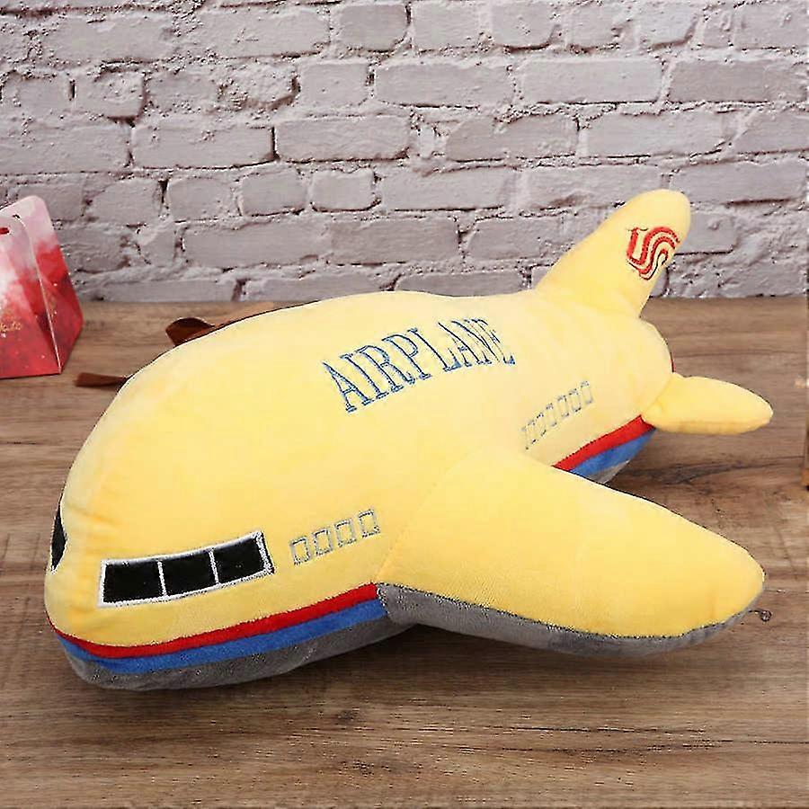 40cm Large Size Simulation Airplane Plush Toys Kids Sleeping Back ...