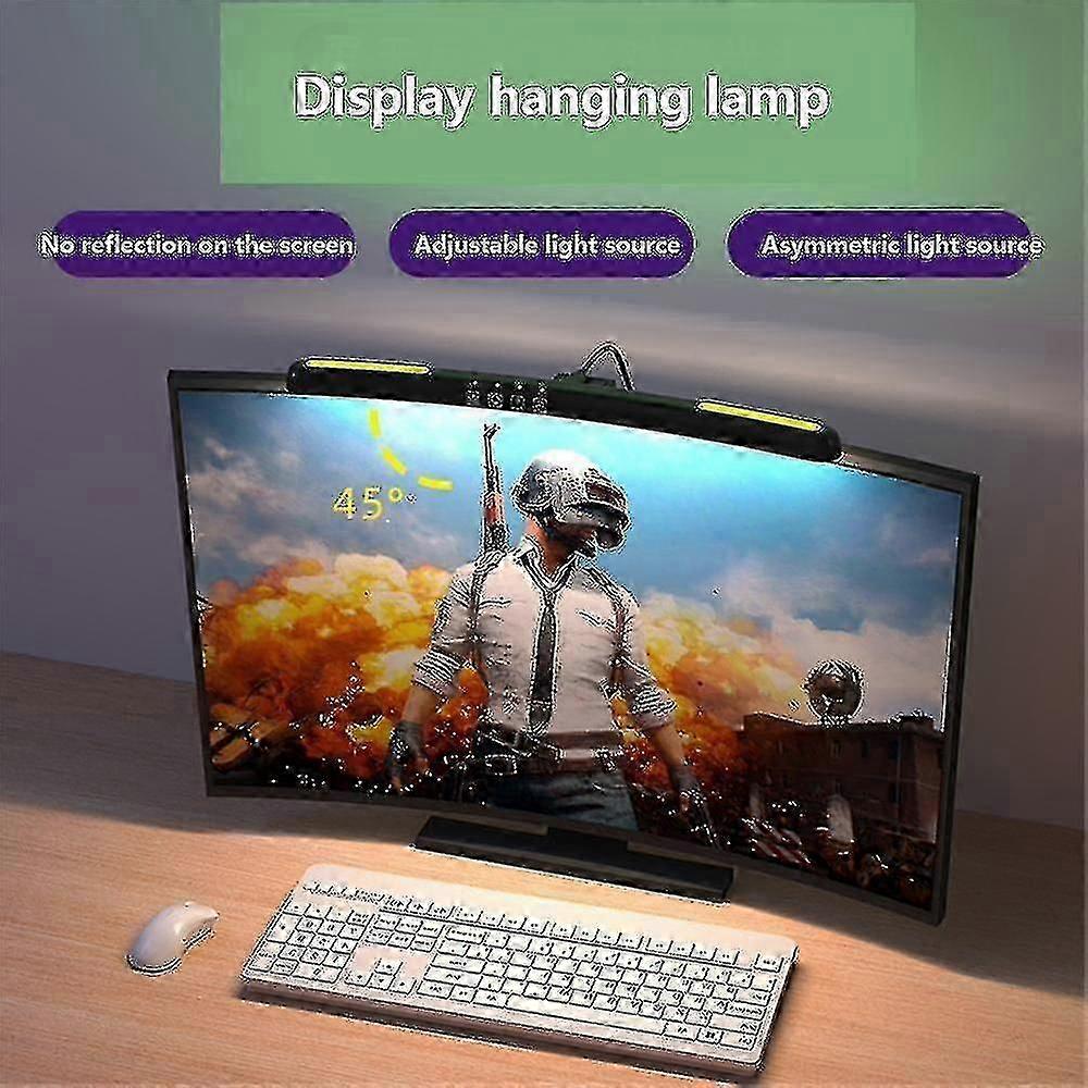 Curved Screen Monitor Laptop Screen Light Bar No Flash Frequency Eyes ...
