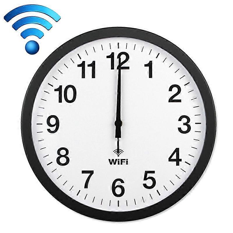 Smart Network Automatic Time Synchronization Wifi Wall Clock Modern ...