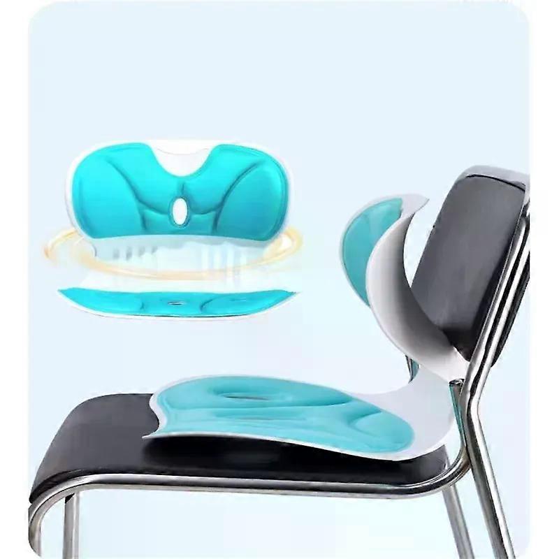 Lumbar Support Cushion with Back Integrated Sitting Posture Correction ...