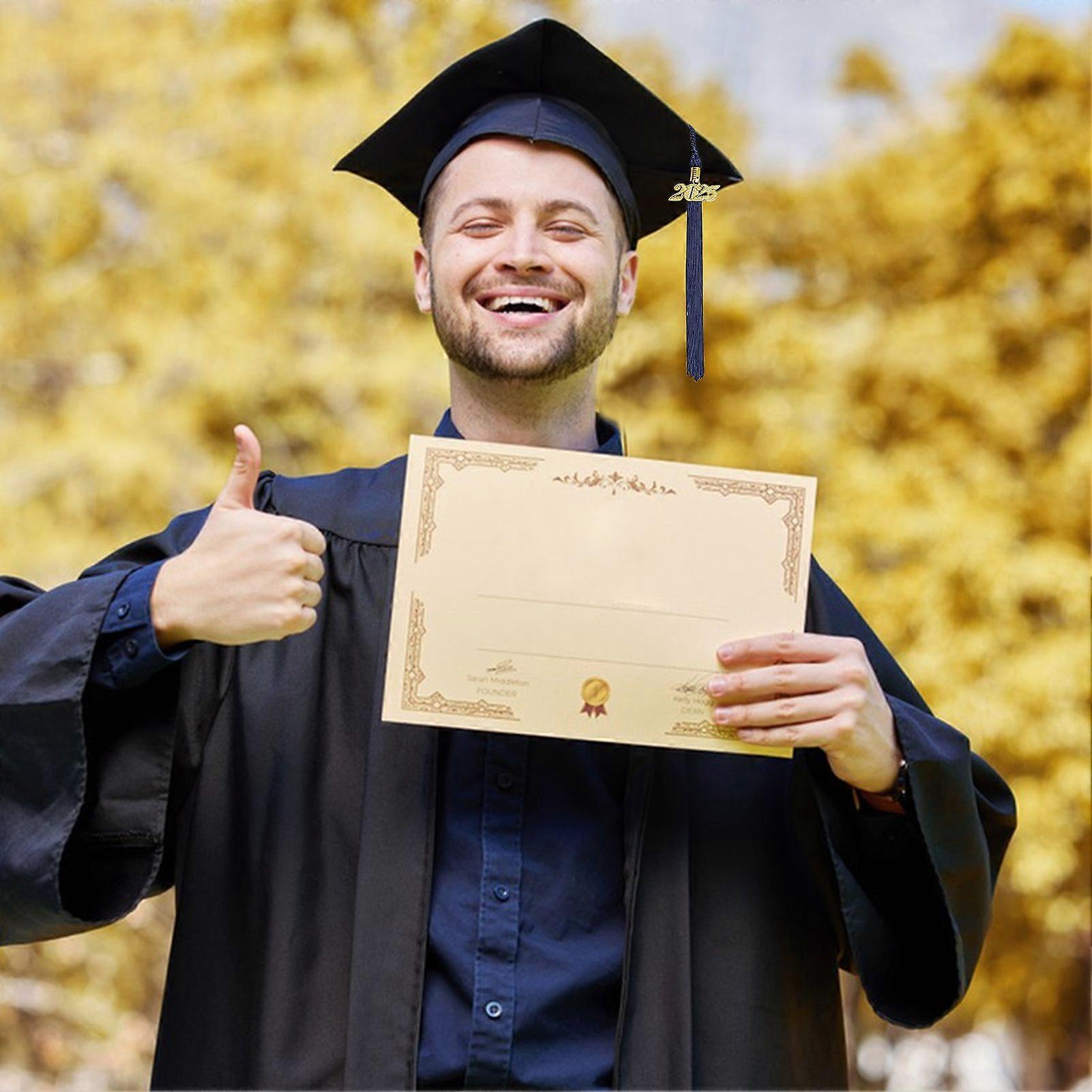 Graduation Cap with 2025 Tassel Unisex Adult Matte Graduation Caps for ...
