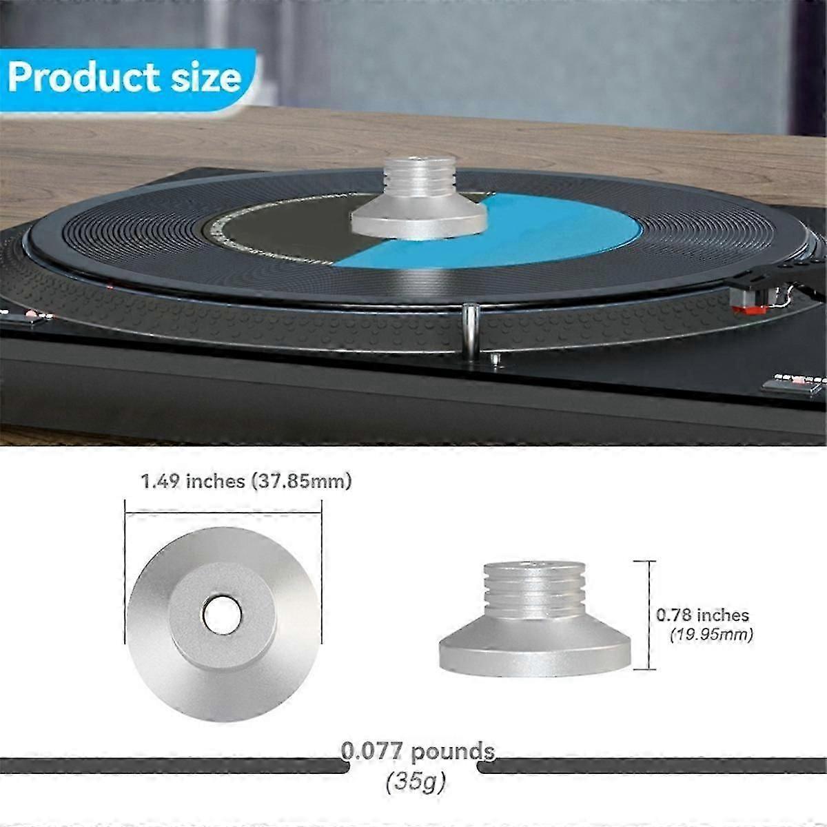 Record Weight Clamp Audio LP Vinyl Turntables Disc Stabilizer LP Disc ...