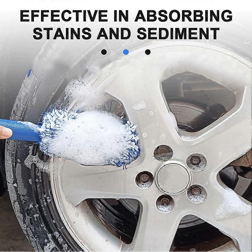 Long Handle Wheel Brush for Wheel Tire Quick Effective Wheel Cleaning ...