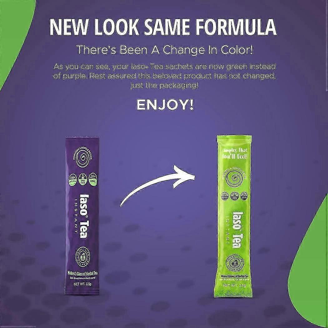 Tlc total life changes iaso natural detox instant herbal tea - expiration date on the top of ...