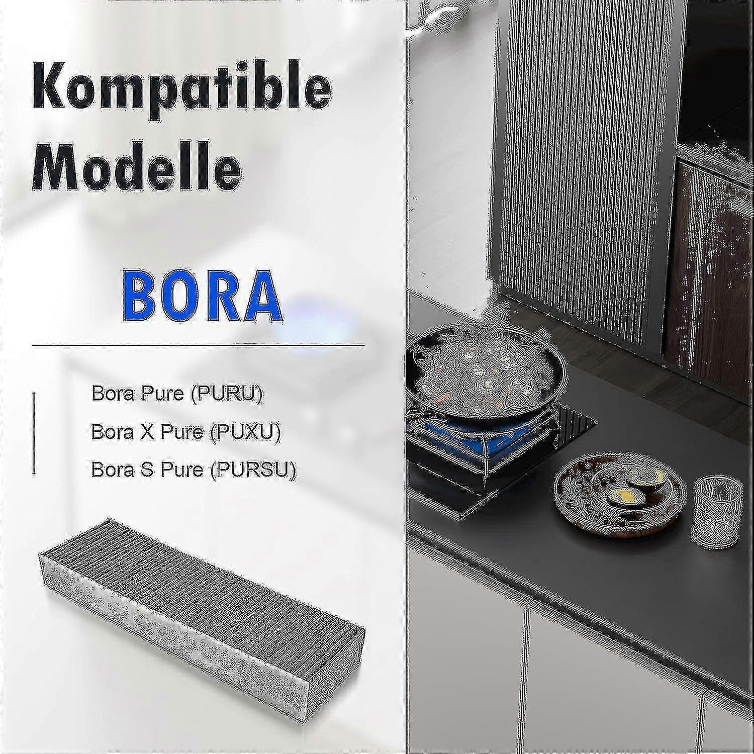 Bora Pure/X Pure/S Pure Hood Replacement Filters 2Pack Activated Carbon ...