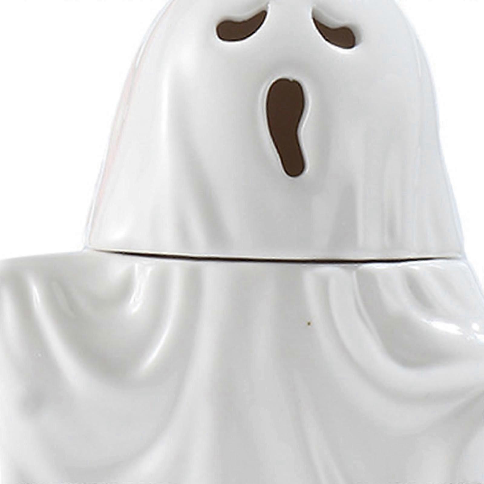 2025 Halloween Ghost Coffee Mug Pottery Coffee Cup with Lid C Shape ...