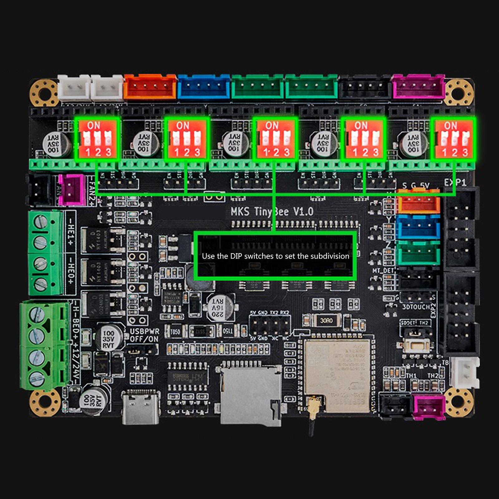 3d Printer Controller Mks Tinybee Motherboard Esp32-wroom-32u 8m Flash ...