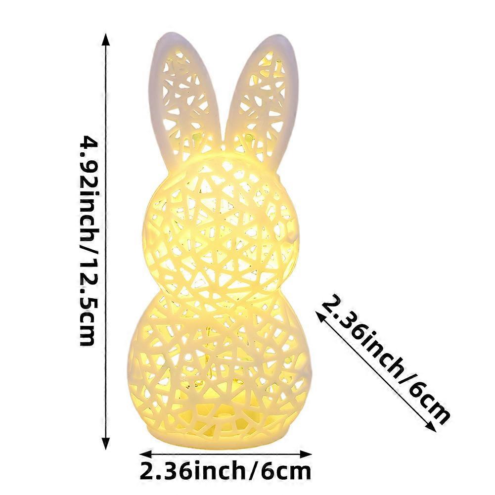 Cute Easter Bunny Night Light, LED Holiday Decoration for Kids' Rooms ...