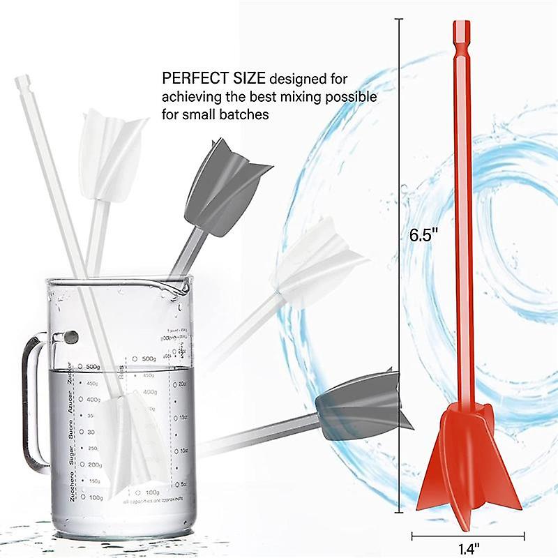 4pcs Epoxy Mixing Stick Paint Stirring Rod Putty Cement Paint Mixer ...