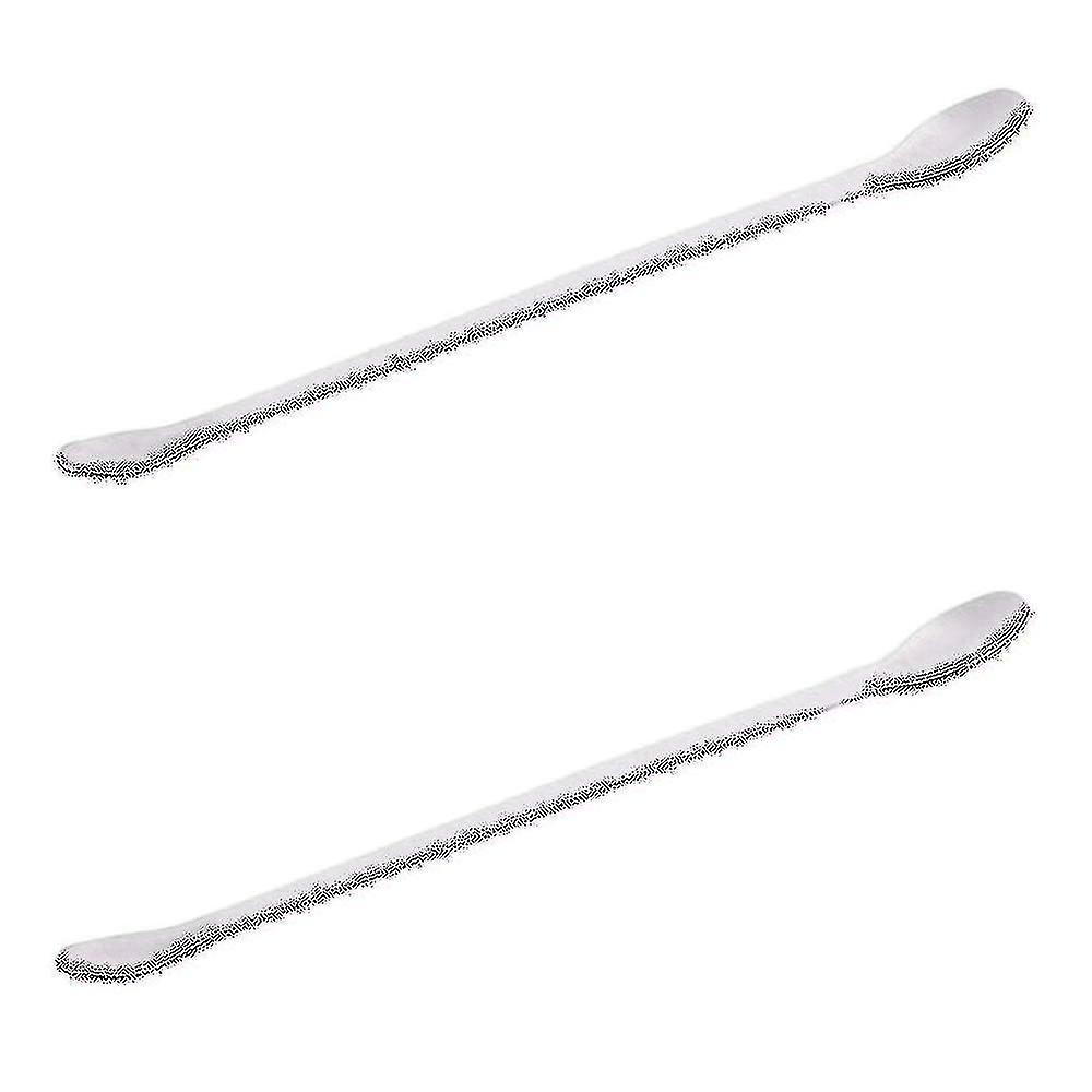 2pcs 22cm Dual Headed Stainless Steel Reagent Sampling Spoon Mixer For ...