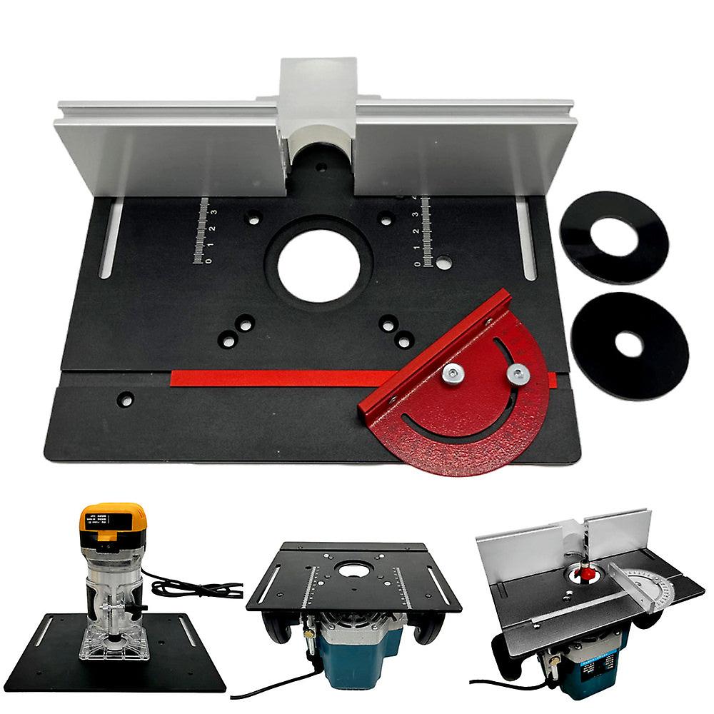 Aluminium Router Table Insert Plate Woodworking Bench Bakelite Milled ...