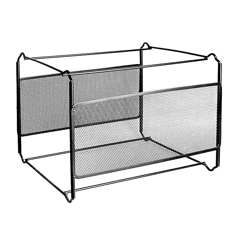 A4 Mesh Metal File Organizer Box Hanging File Folder Box Desk Storage ...