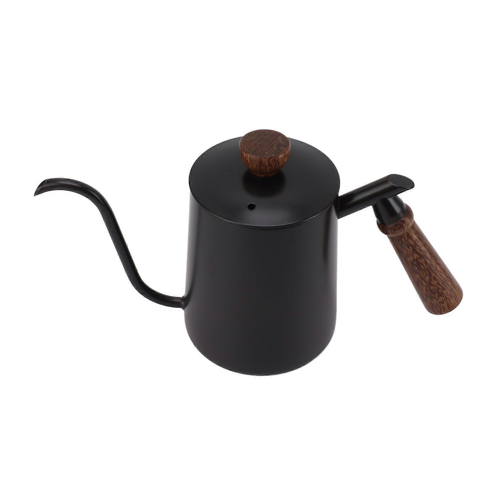 600ml Gooseneck Coffee Kettle 304 Stainless Steel Long Spout Kettle ...