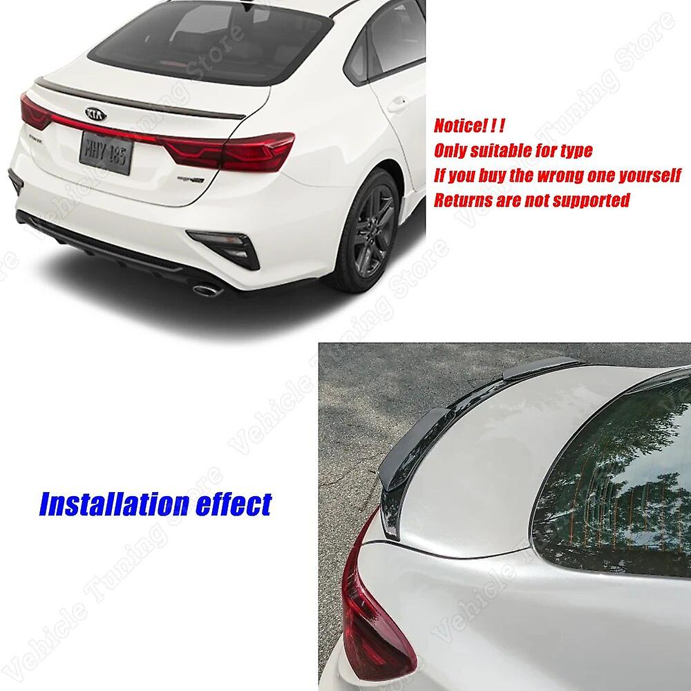 For Kia Forte 2021 2022 2023 2024 Performance Style Rear Trunk Spoiler ...