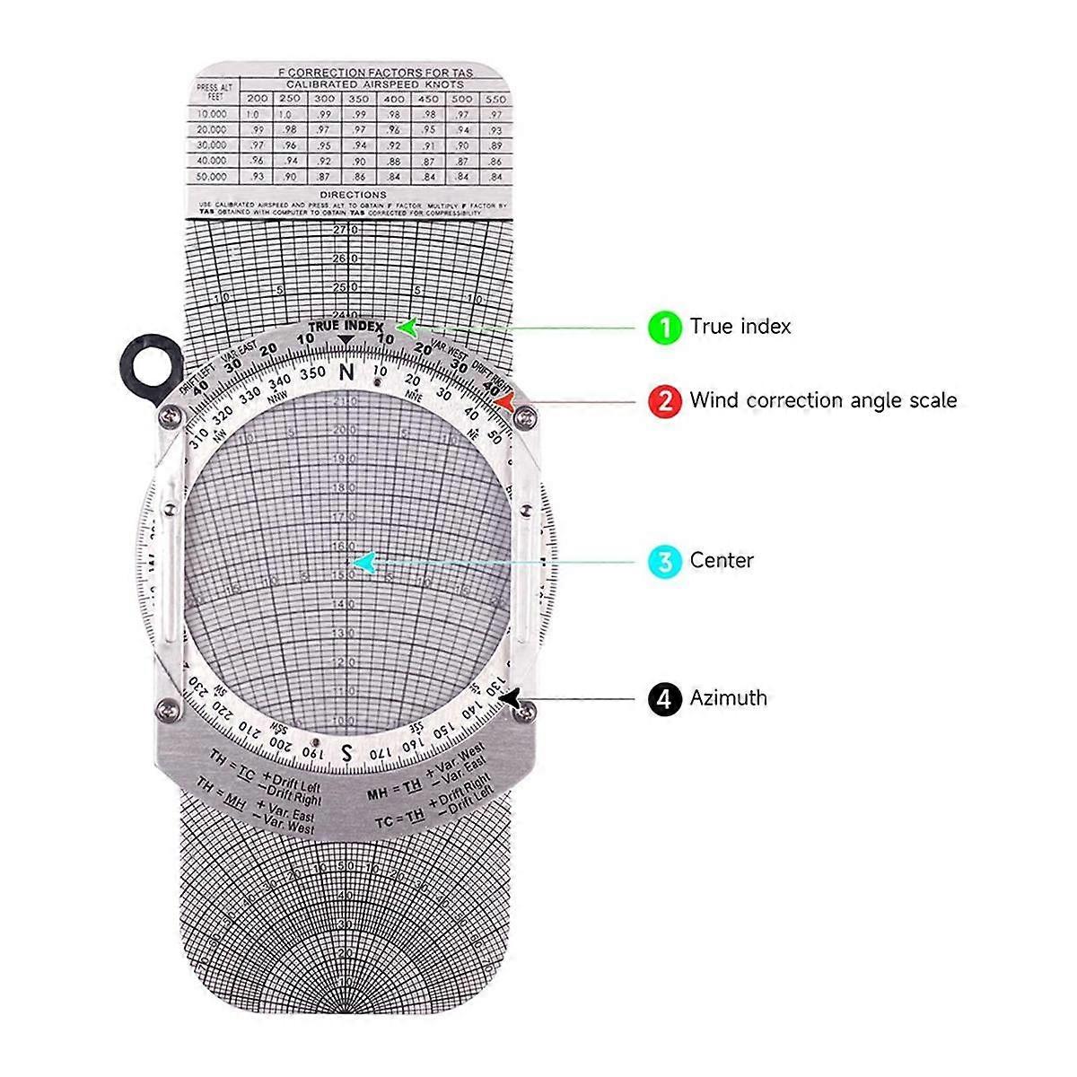 E6B Metal Flight Computer,Aviation Aluminum Flight Computer,Aviation ...