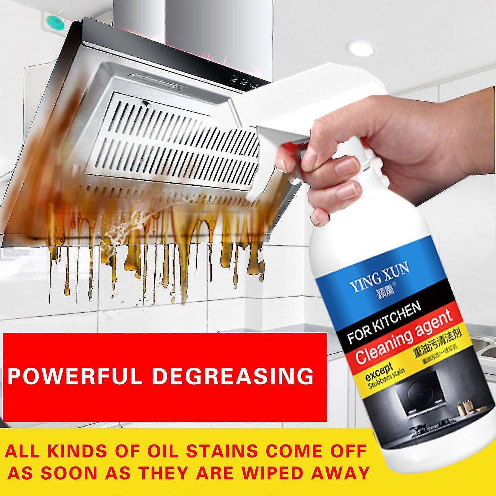 Range Hood Cleaner Oil Fume Cleaner Oil Stain Remover Kitchen Oil Stain Remover Heavy Stain ...