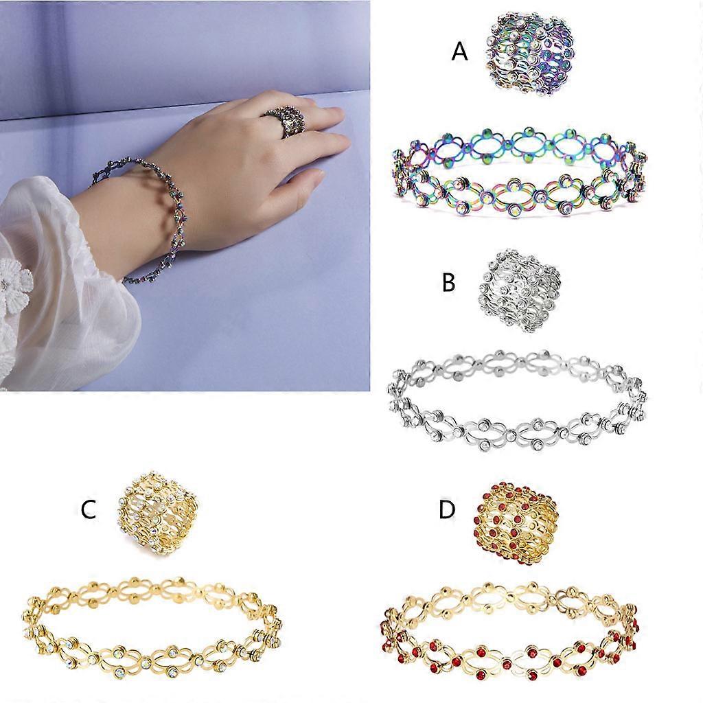 2 In 1 Magic Retractable Ring Bracelet Creative Stretchable Twist ...